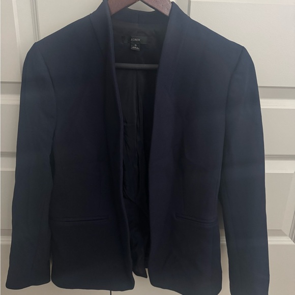 J. Crew | Jackets & Coats | J Crew Midnight Blue Suit Jacket Office ...